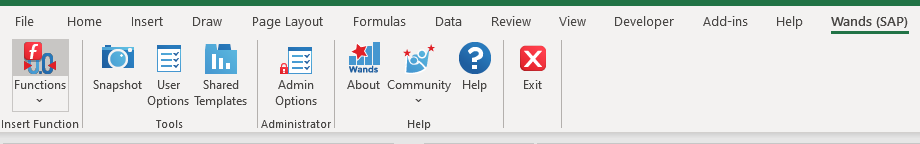 Logging On – Wands for SAP